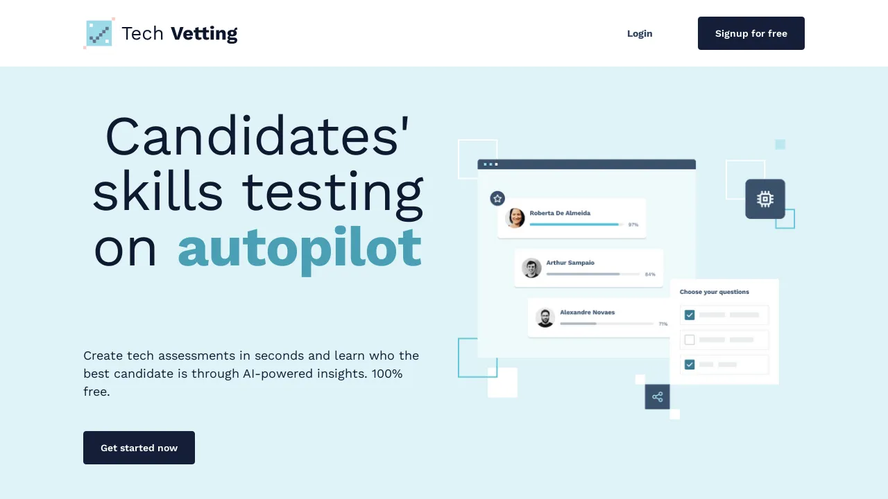 Tech Vetting - BestofAI